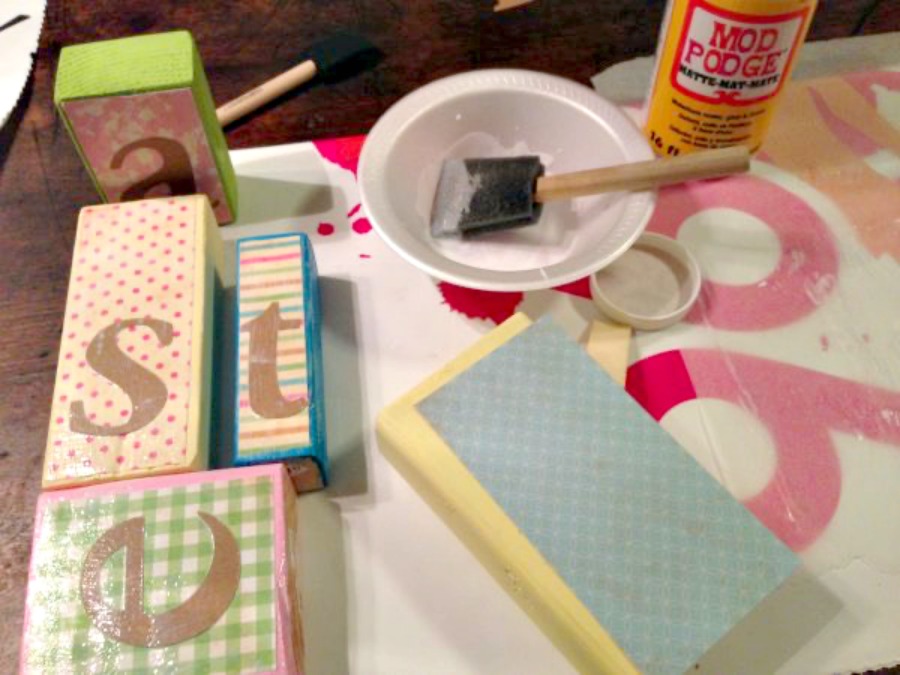 How To DIY Reversible Easter - Spring Wood Blocks