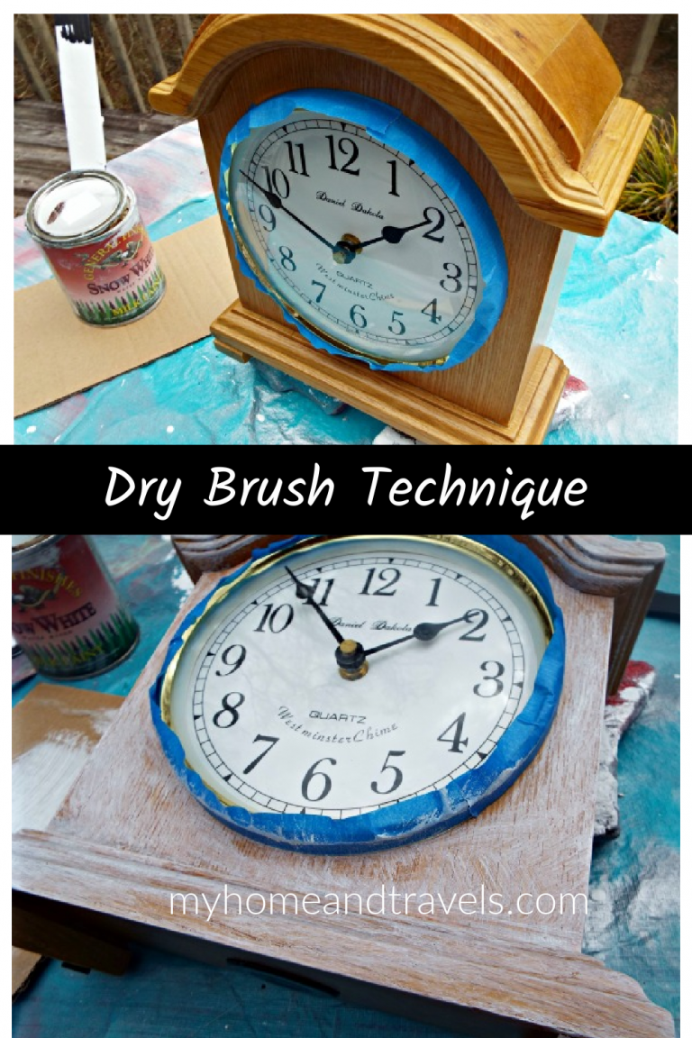 Dry brush is a quick and easy way to change up a look