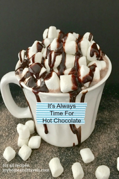 It's Always Time For Hot Chocolate in Three Flavors