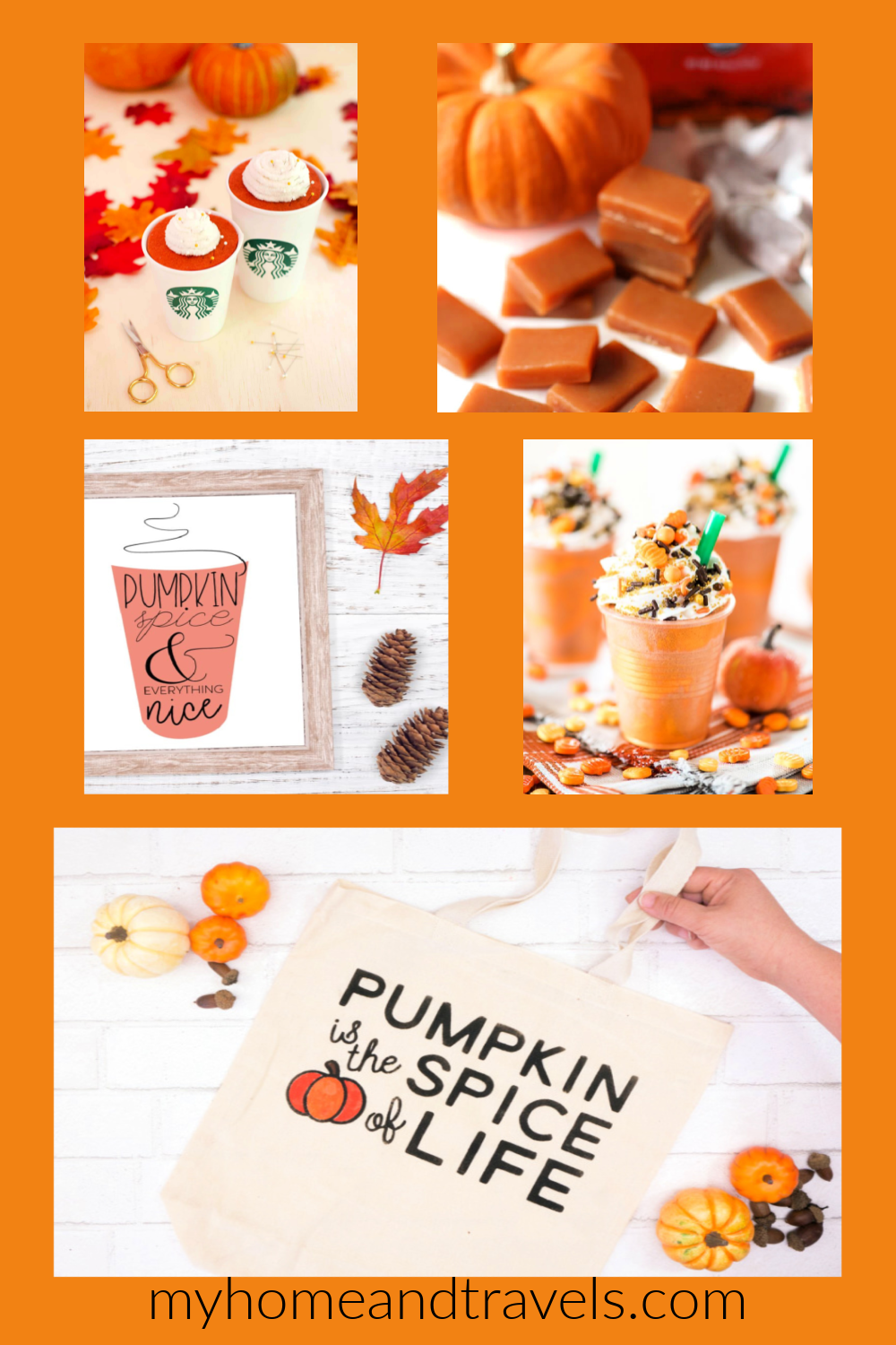 All Things Pumpkin Spice Recipes and Crafts For You - My Home and Travels