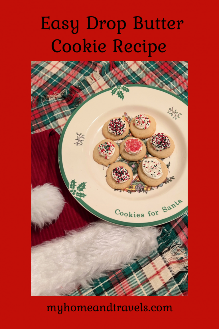 The Easiest Drop Butter Cookie Recipe - My Home and Travels